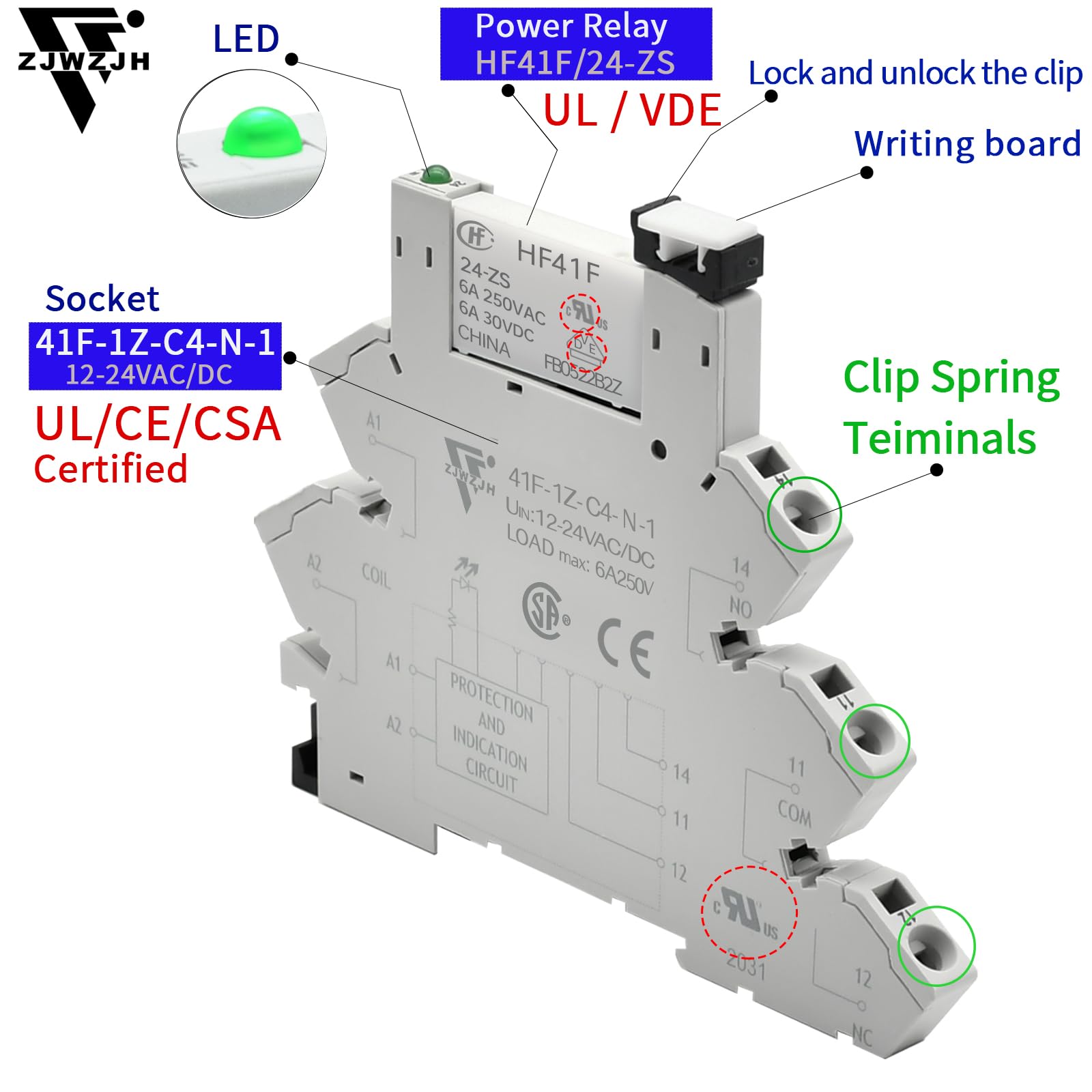 Snapklik.com : 3Pcs 24V Miniature Relay For PLC Controller 24VDC And ...