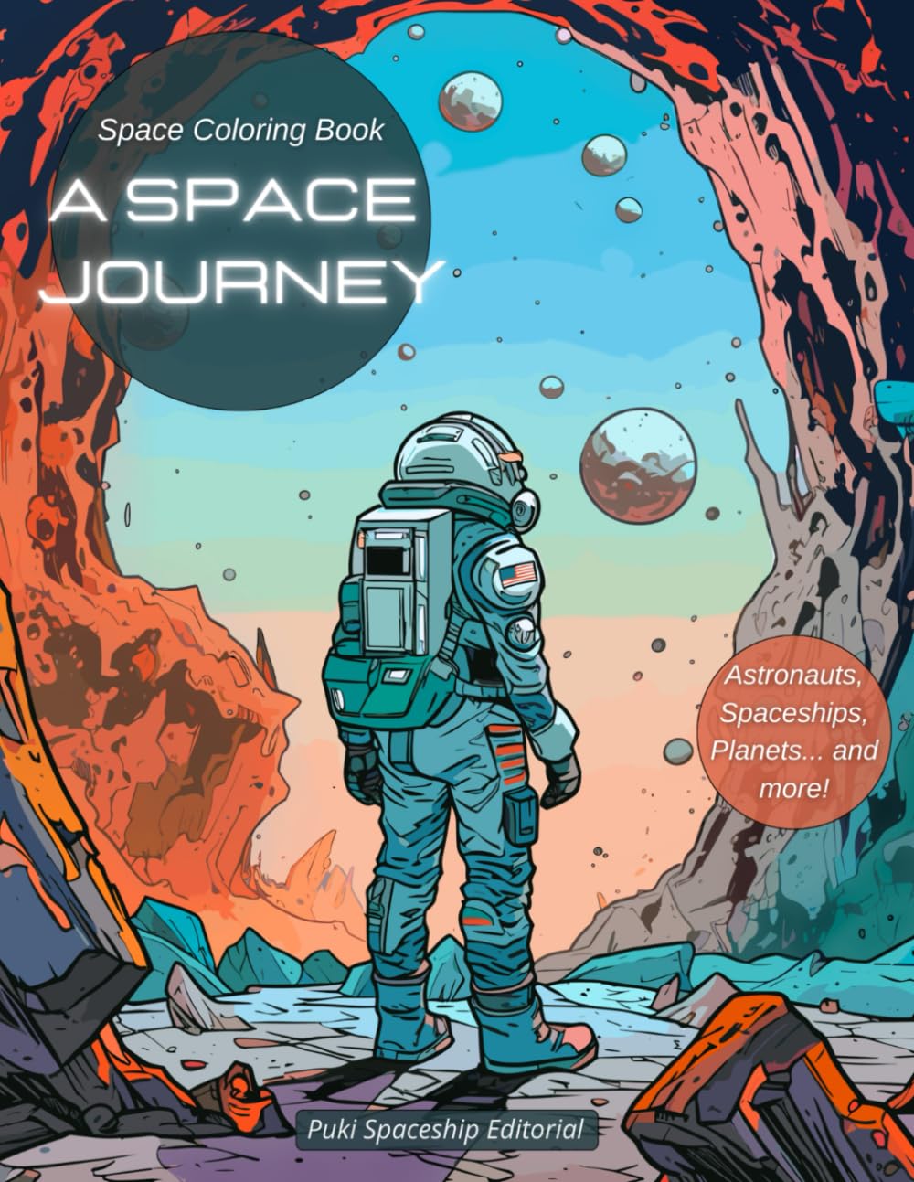 Amazon.com: Space Coloring Book - A Space Journey: A relaxing coloring ...