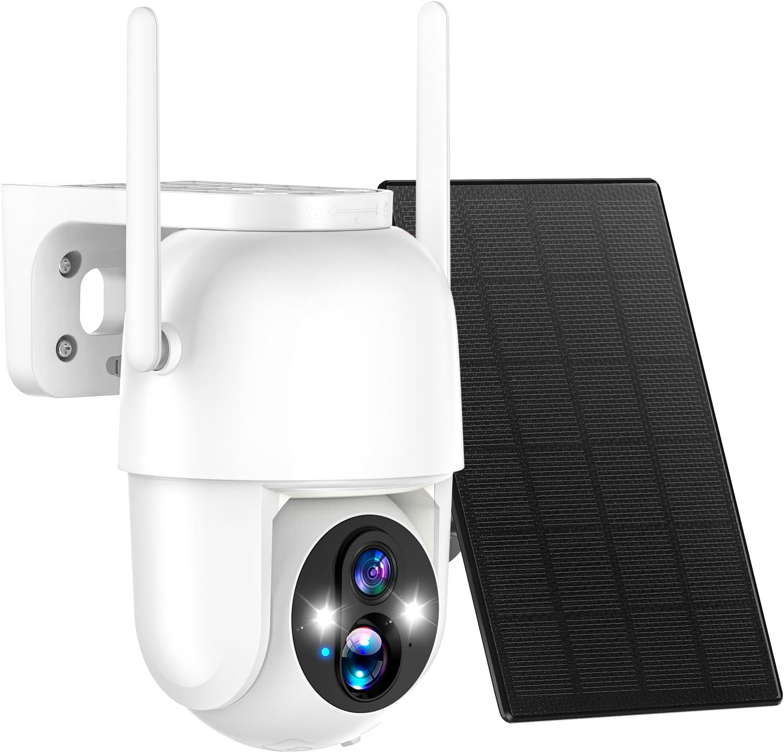 Amazon.com : Hawkray Solar Security Cameras Wireless Outdoor ，2K 360 ...