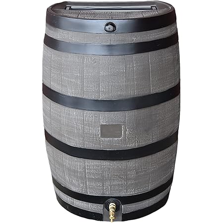 Amazon.com: RTS Home Accents 50-Gallon Rain Water Collection Barrel ...