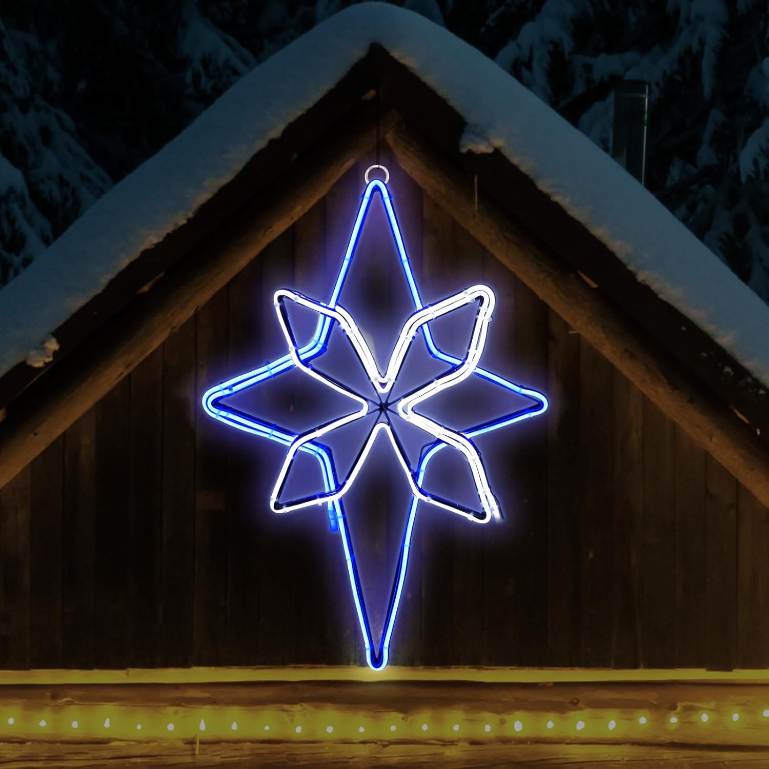 Amazon.com: Baquler 22 Inch Large Star of Bethlehem Outdoor Lights ...