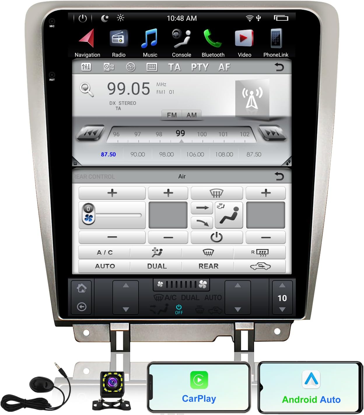 Amazon.com: for Ford Mustang 2010 2011 2012 2013 2014 Car Radio 12.1 ...