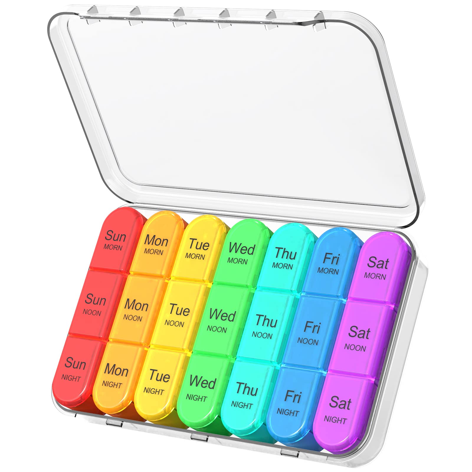 Amazon.com: Daviky Pill Organizer 3 Times a Day, Weekly Pill Organizer ...
