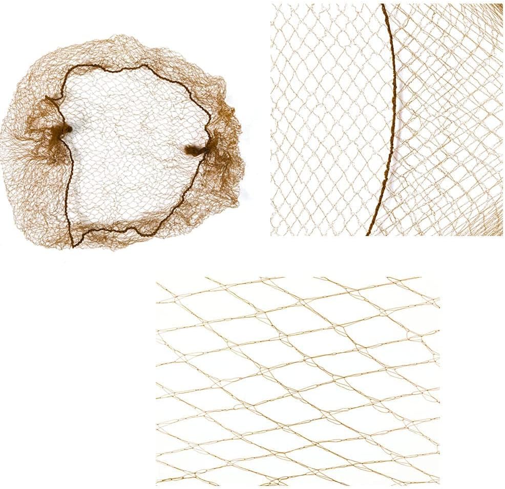 Hair Nets Invisible Elastic Edge Mesh，20 Pieces 50 cm Individual ...