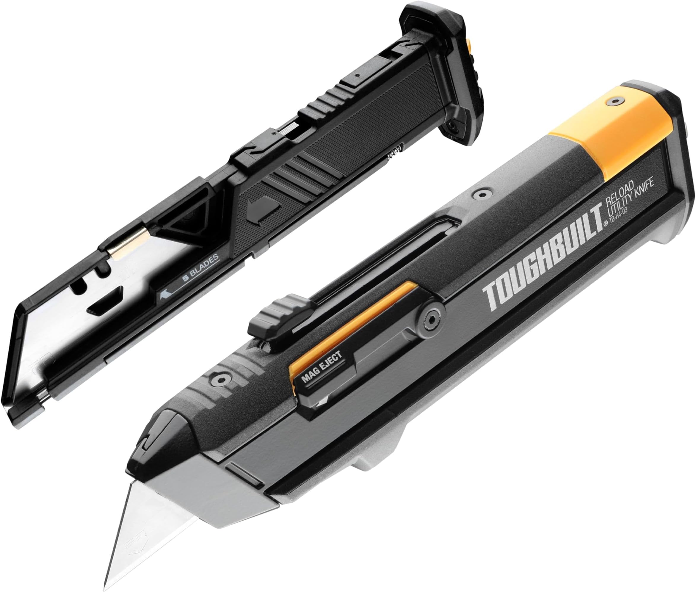 ToughBuilt - Scraper Utility Knife + 5 Blades - (TB-H4S5-01) - Amazon.com