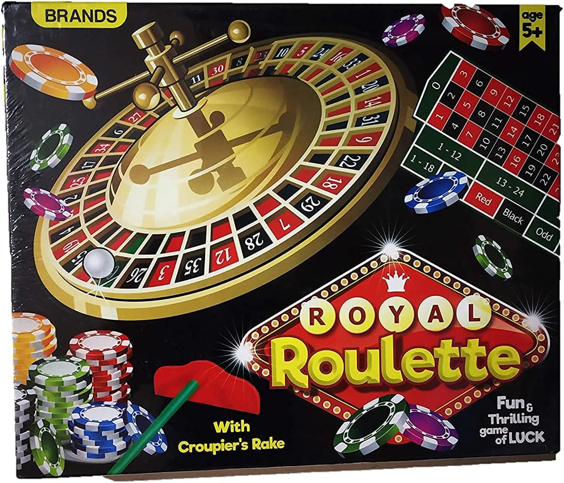 Buy Royal Roulette Game for Kids with Spinning Roulette Wheel and ...