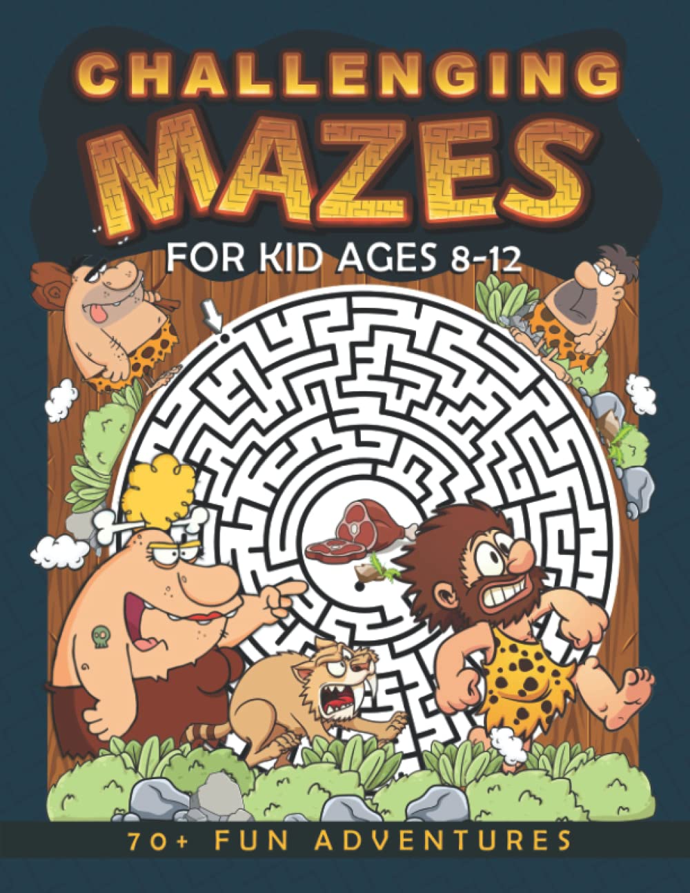Challenging Mazes For Kids Ages 8 12 70 Fun Adventures | Desertcart Sri ...