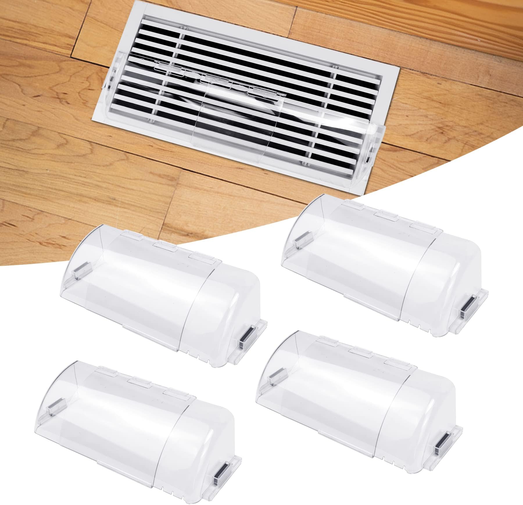 Powrocket Air Vent Deflector,10" to 14" Adjustable Magnetic Air ...