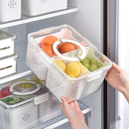 Prakal Fridge Storage Box Fridge organizer Food Storage Container ...