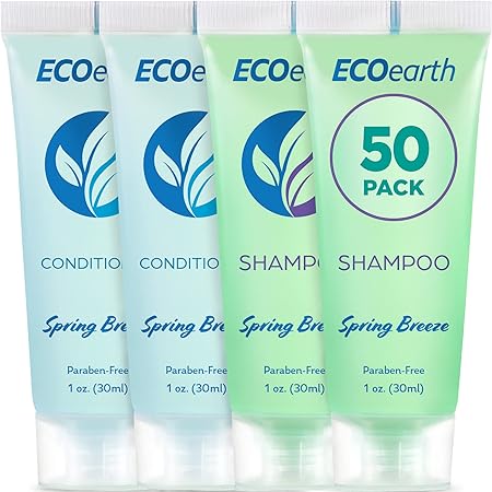 Amazon.com : EcoEarth Travel Size Hotel Shampoo (1 fl oz, 100 Pack ...