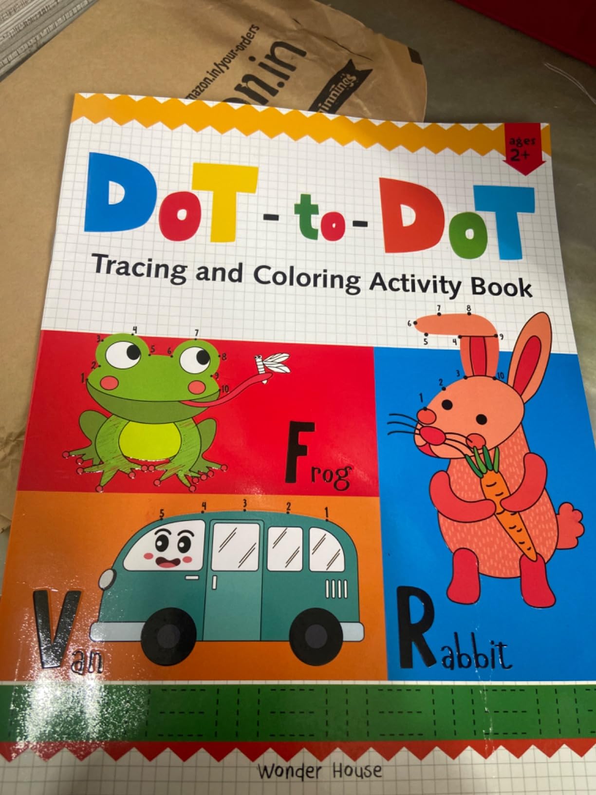 Preschool Activity Book: Dot-to-Dot – Tracing and Coloring Activity ...