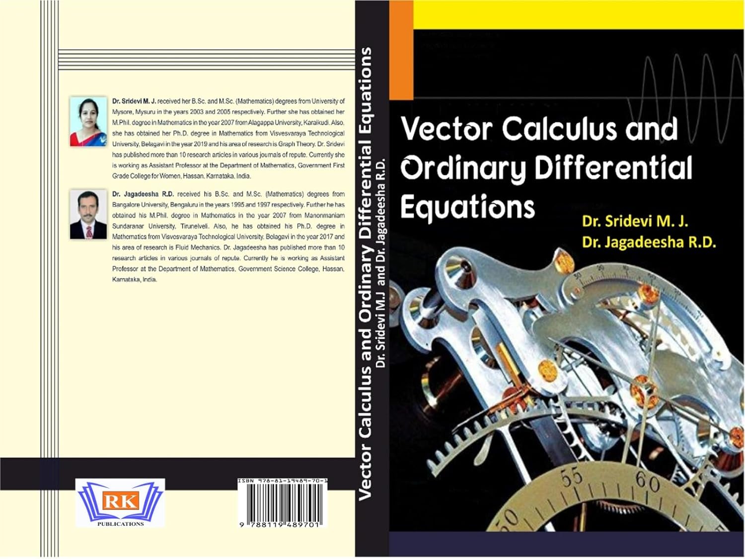 Vector Calculus and Ordinary Differential Equations : Dr. Sridevi M.J ...