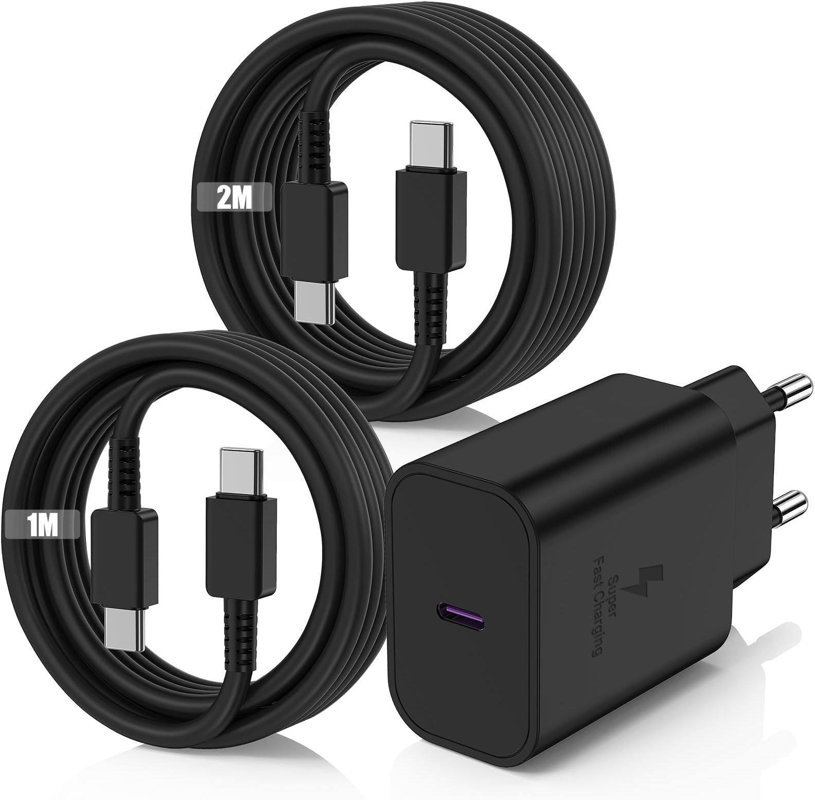 20W USB C Schnellladekabel und Schnellladegerät Ladegerät für Samsung ...