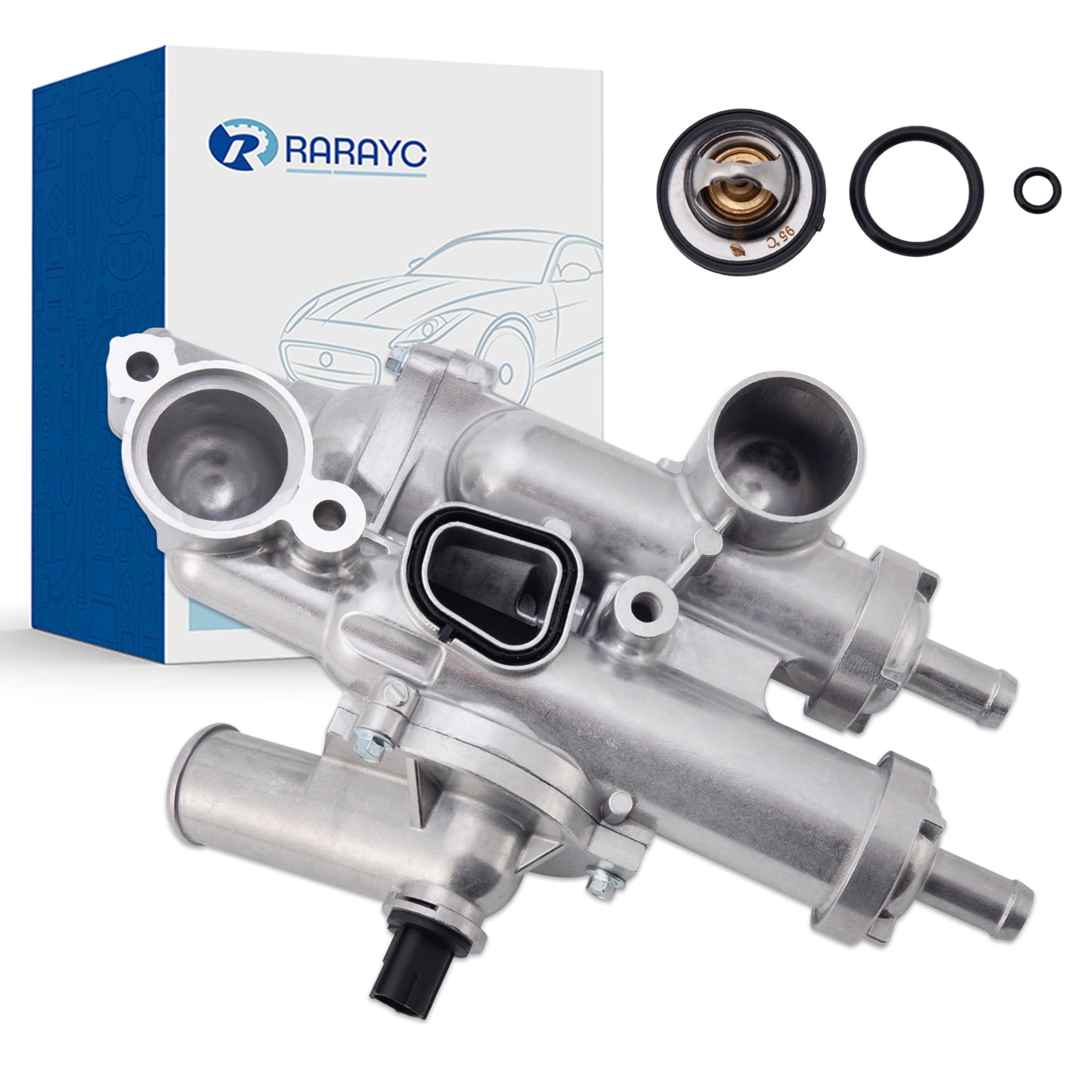 Amazon.com: RARAYC Thermostat Housing Assembly 68003582AB Compatible ...