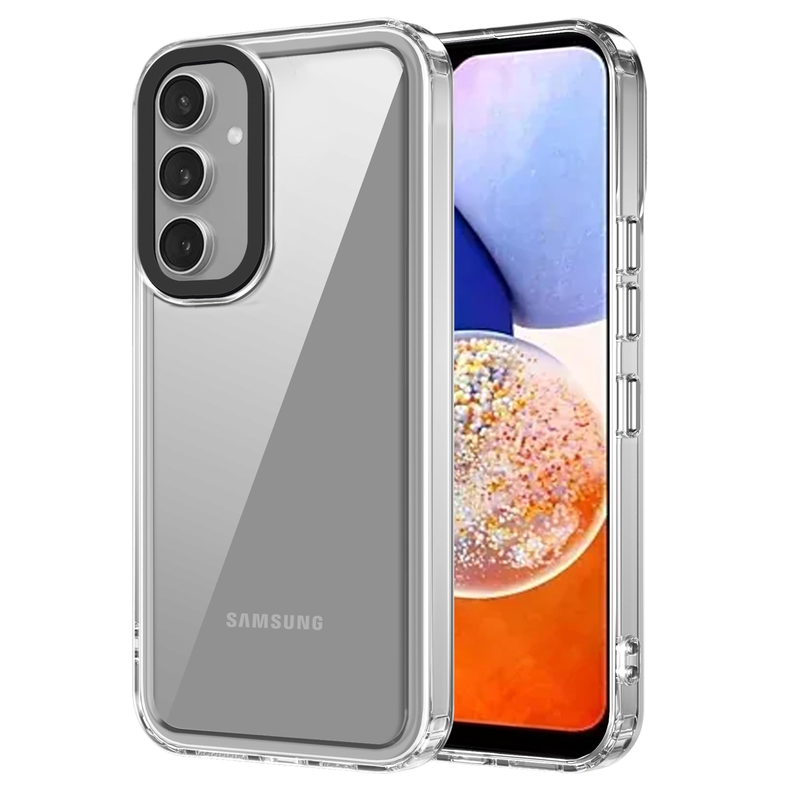 Amazon Basics Back Case Cover for Samsung Galaxy A35 5G (TPU + PC ...