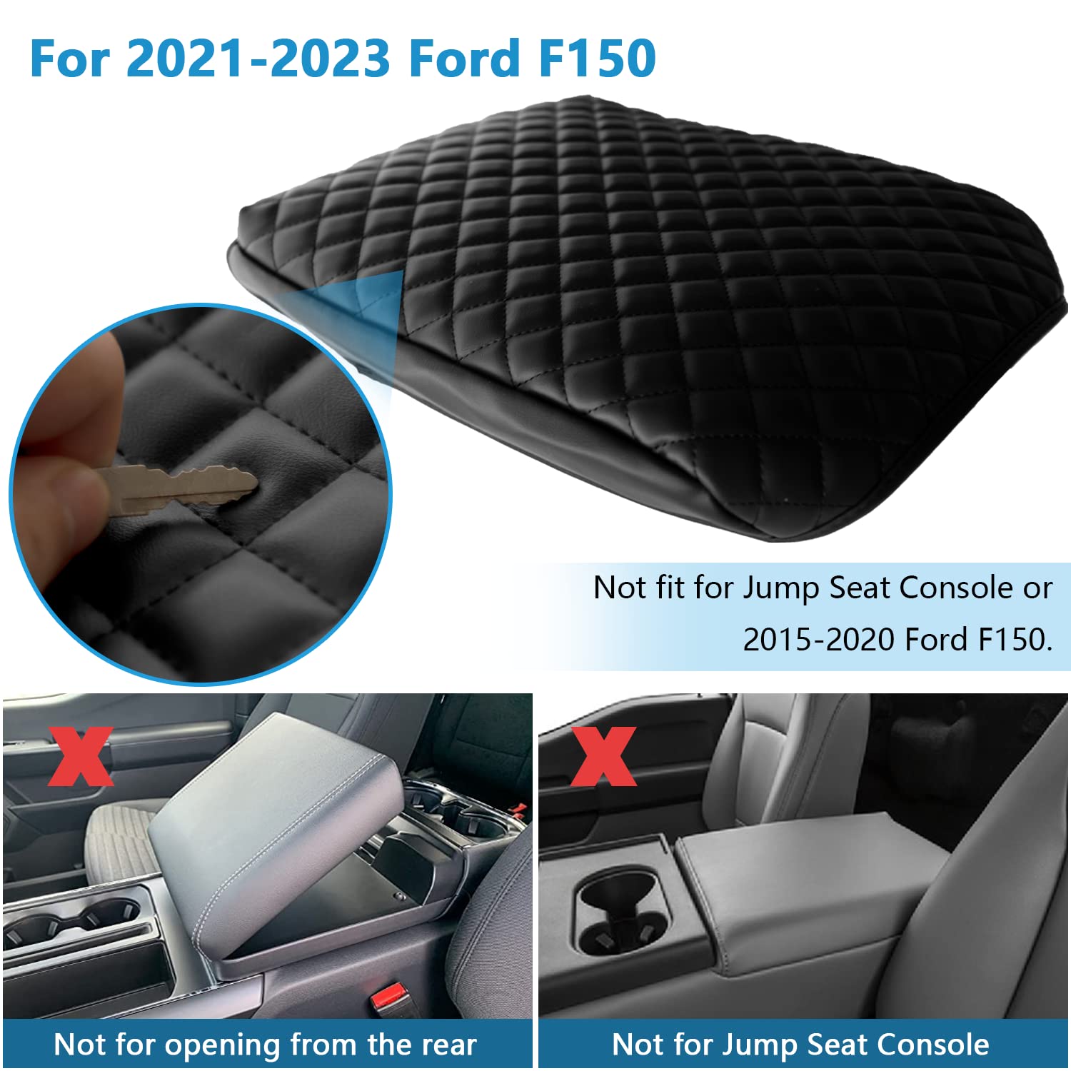 Center Console Cover Ford F150 (2021-2025 Models With Work Surface ...