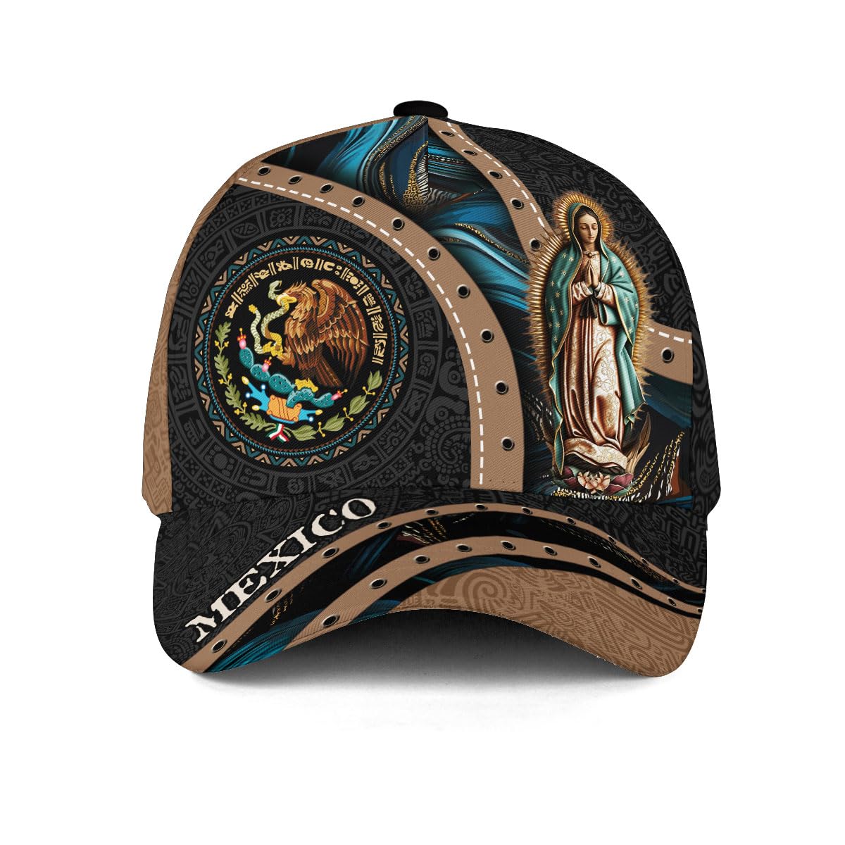 Chiara Conti11mexico Baseball Cap With Virgin Mary Mexican Caps Men ...