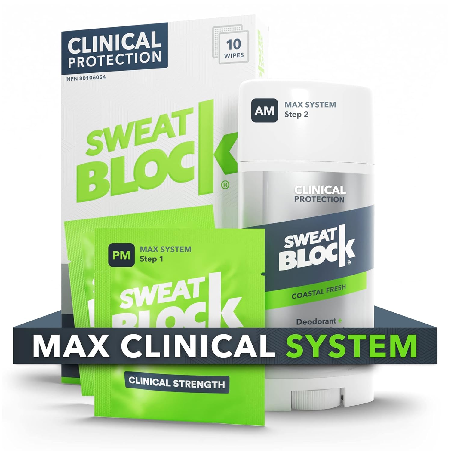 Amazon.com : SweatBlock Antiperspirant Deodorant MAXIMUM CLINICAL ...