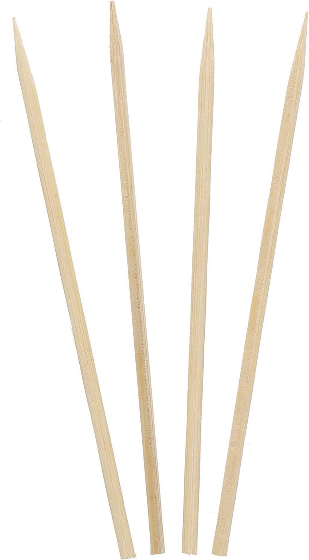 Amazon.com : Royal 6 Inch Disposable Bamboo Skewers, Round, for ...