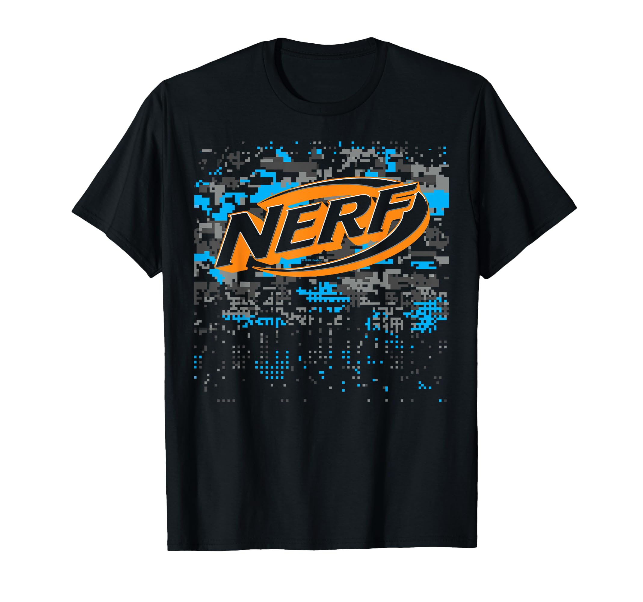 Amazon.com: Nerf Glitch Camouflage Logo T-Shirt : Clothing, Shoes & Jewelry