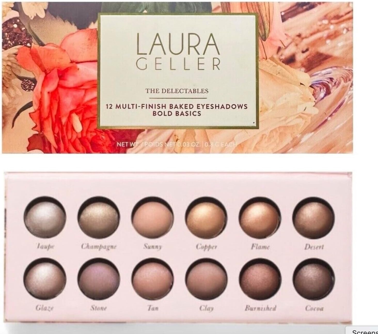 Amazon.com : Laura Geller The Delectables 12 Multi Finish Baked ...