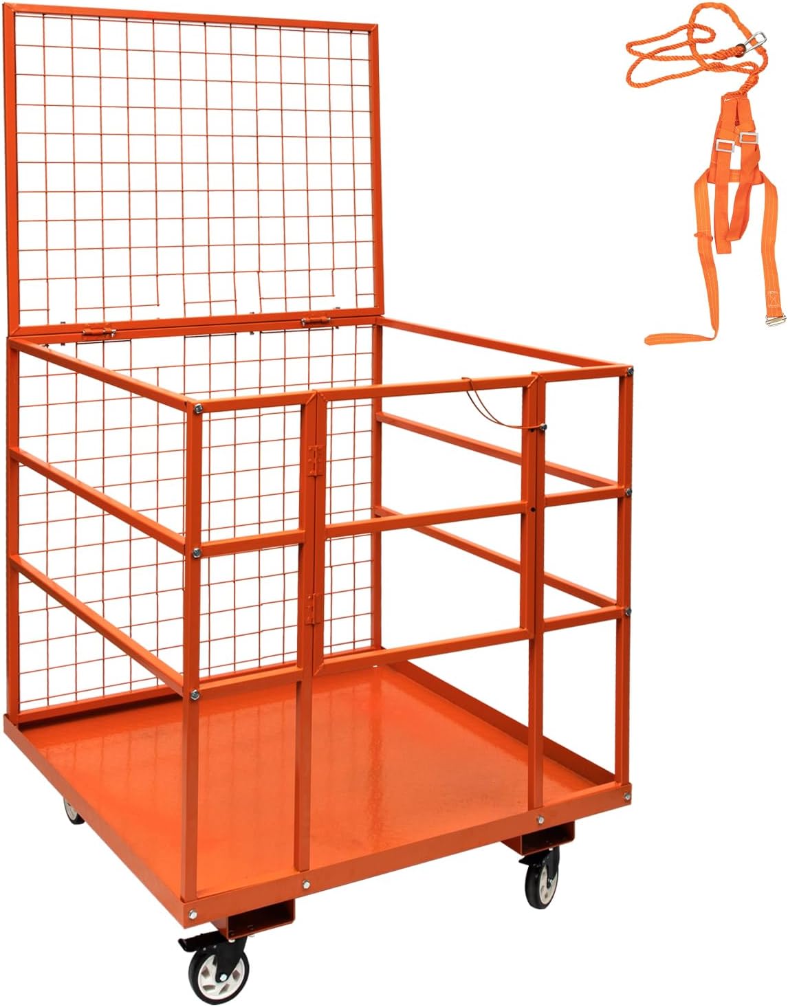 Amazon.com: Reykilor 43"x45" Forklift Safety Cage, Forklift Man Basket ...