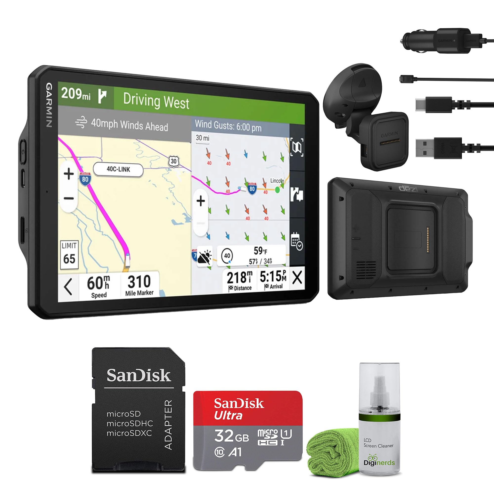 Amazon.com: Garmin Dezl OTR820 GPS Truck Navigator 8" Display ...