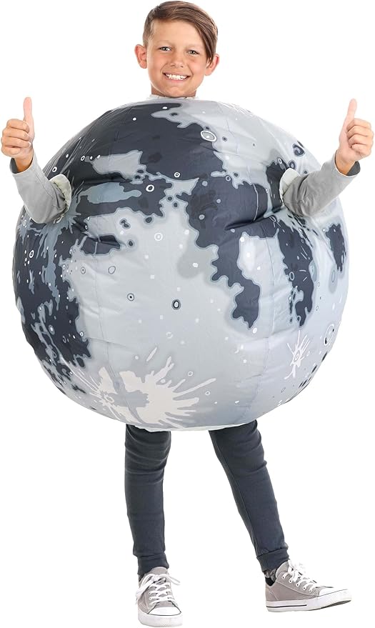 Amazon.com: Fun Costumes Inflatable Moon Costume for Kid's, Solar ...