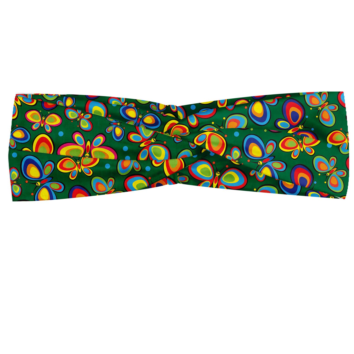 Amazon.com : Lunarable Nature Headband for Women, Spring Themed ...