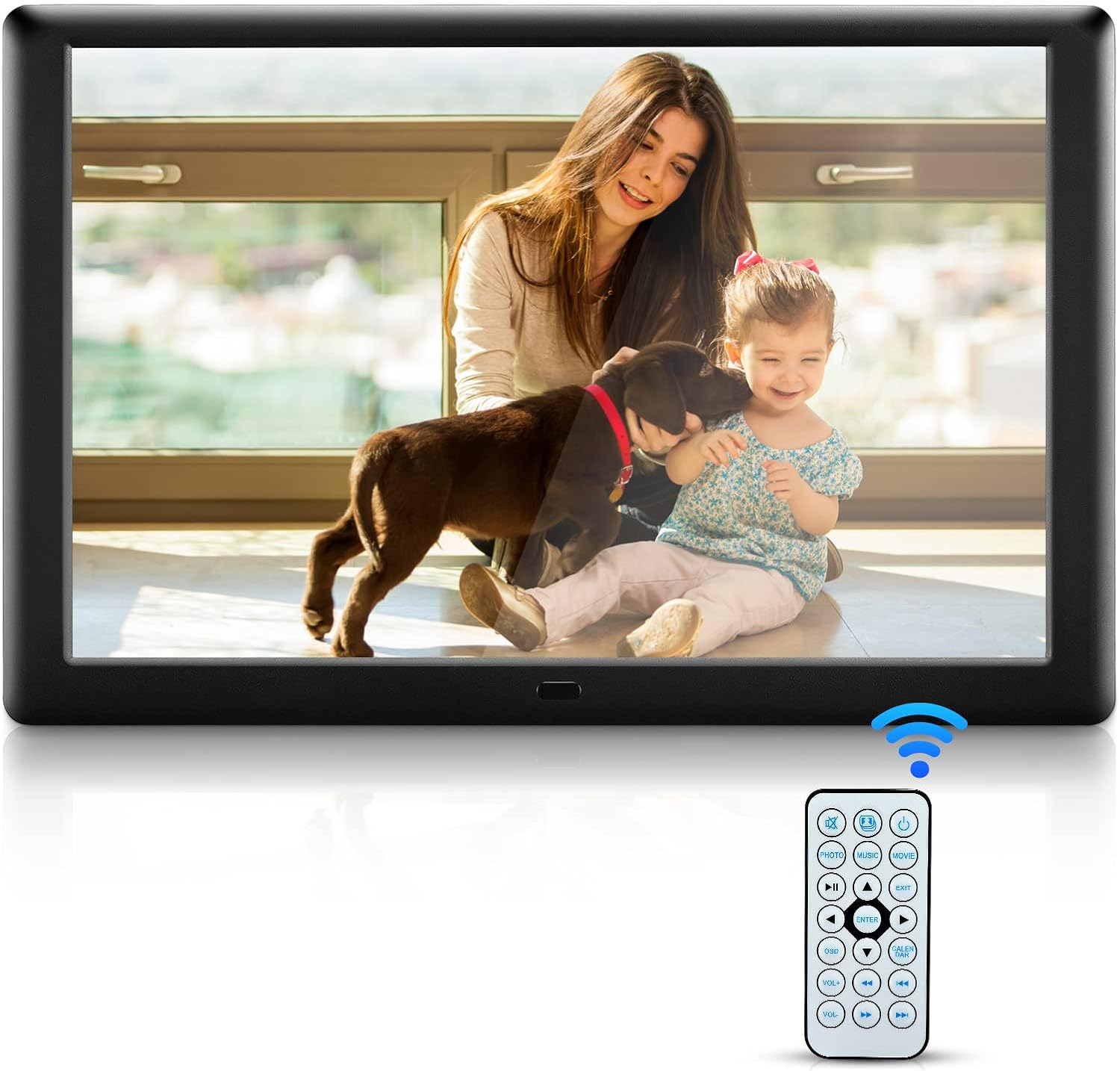 Do-Electr Digital Photo Frame 10 inch Remote Control Digital Picture ...