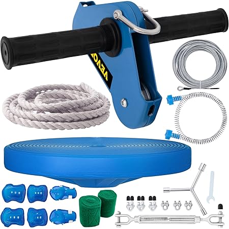 Amazon.com: X XBEN Zip line Kits for Backyard 98FT, Zip Lines for Kid ...