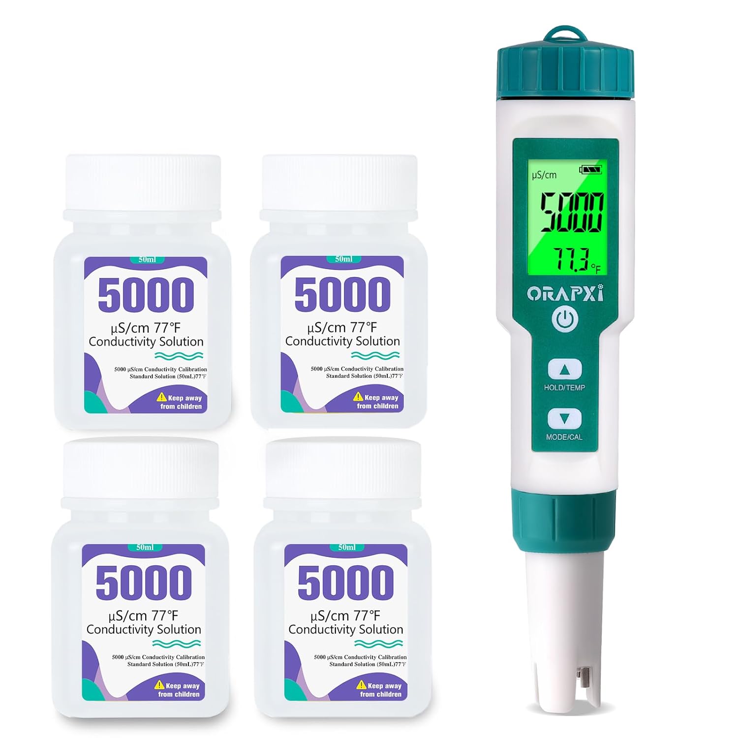 Amazon.com : Pool Salt Tester ORAPXI pH and Salt Meter for Swimming ...
