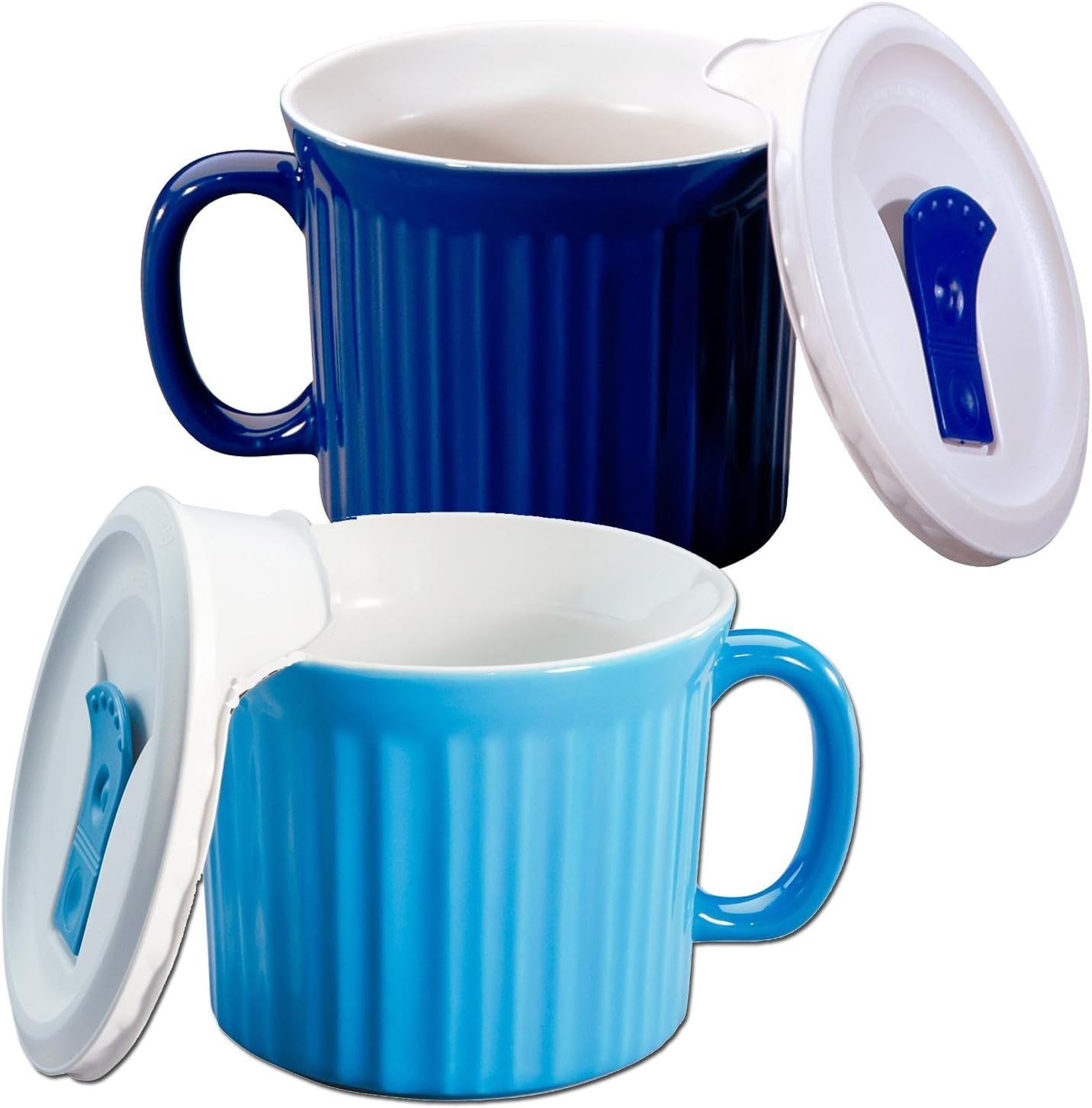Amazon.com: Corningware 20-oz Pop-ins Mug Set Includes 2 Mugs with ...
