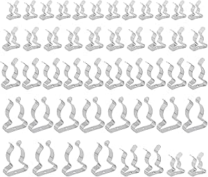 Oniissy 48pcs Assorted Tool Spring Terry Clips Heavy Duty Storage or ...