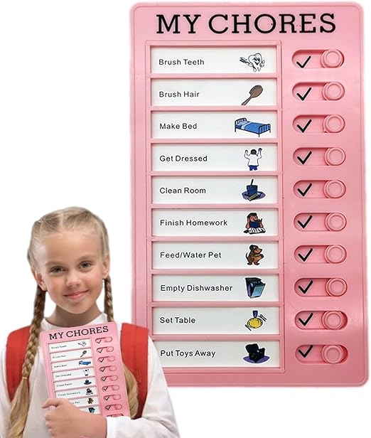 LearnLyrics Task Chart for Adults, Daily Task Chart for Children ...