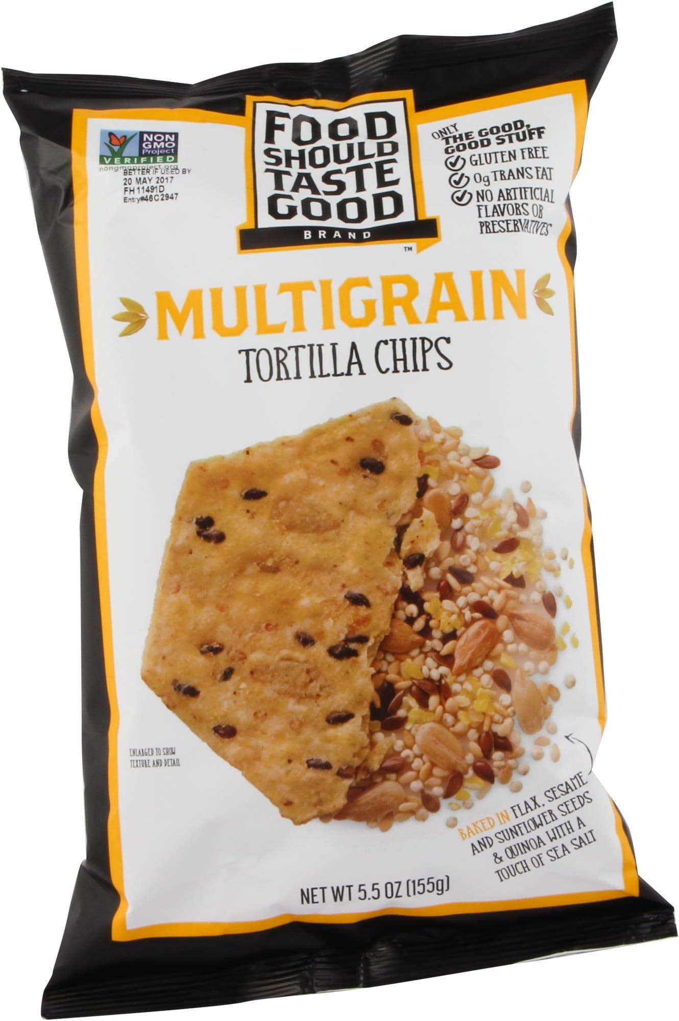 Amazon.com: Food Should Taste Good, Multigrain Tortilla Chips, 5.5 Ounce
