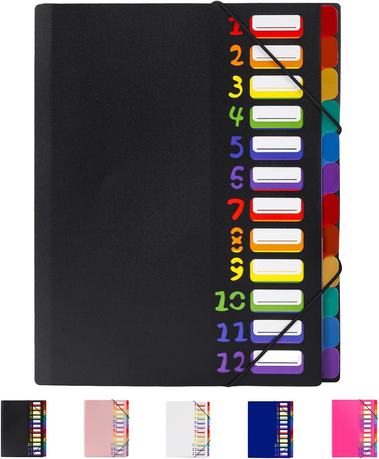 Amazon.com : Mafegu 24 Pockets Expandable Folder,File Manager,Letter ...