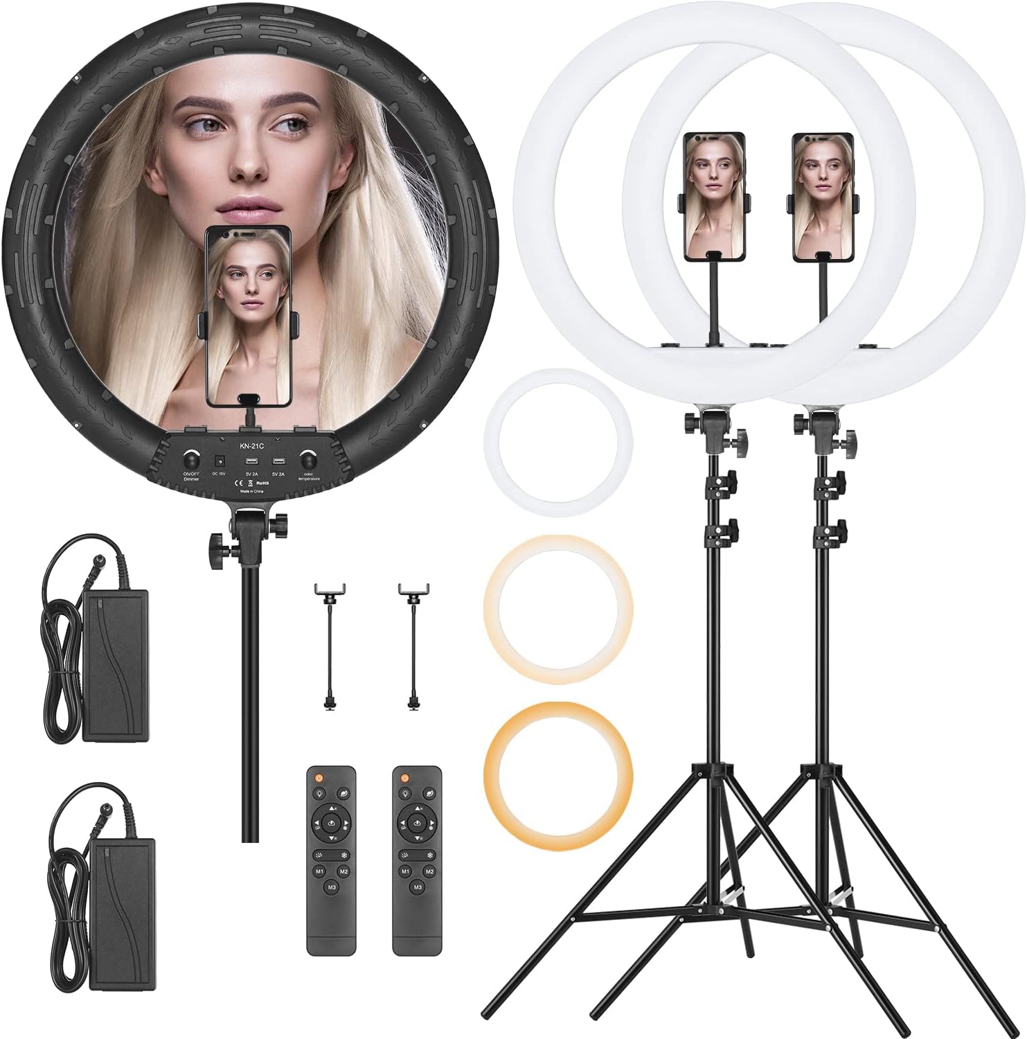 Amazon.com : Inkeltech Ring Light - 18 inch 60 W Dimmable LED Ring ...