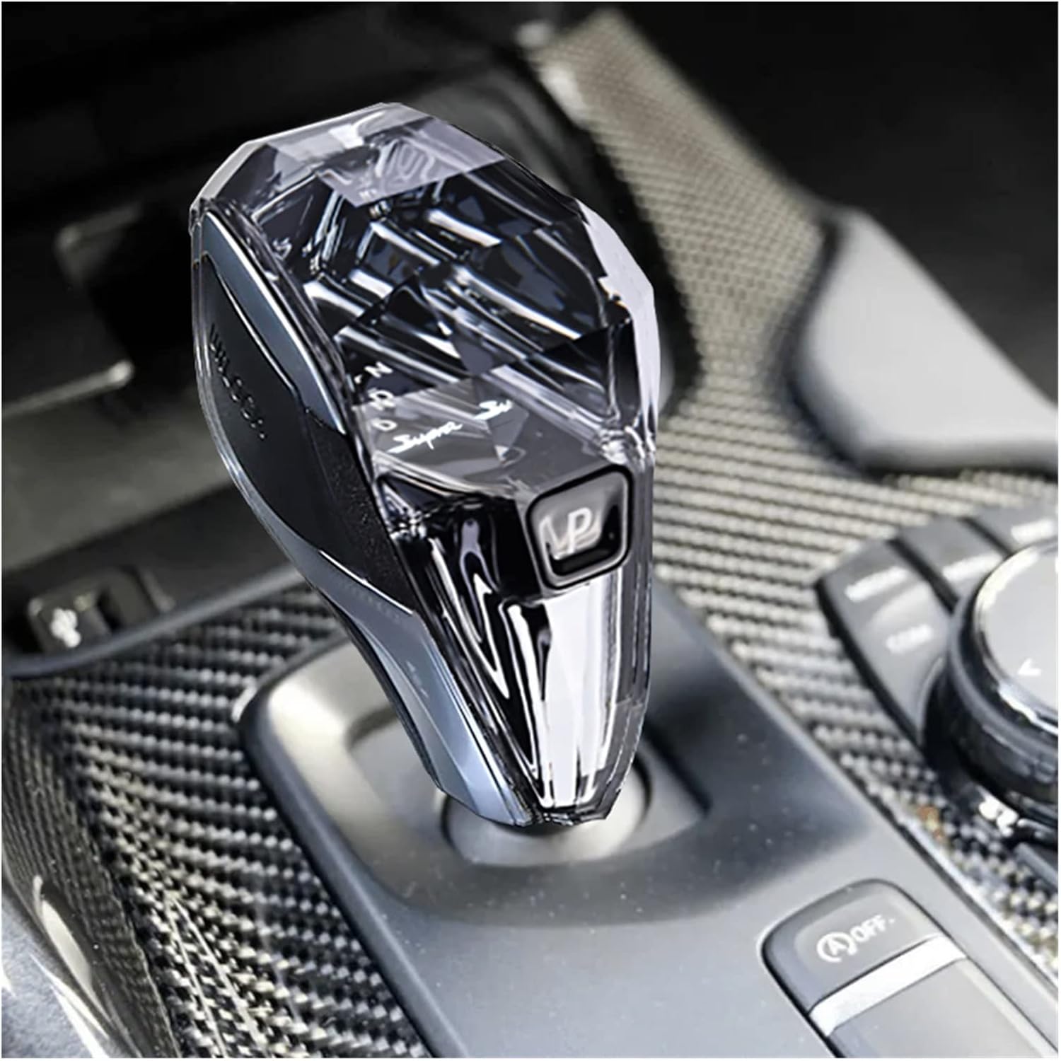 QILTON Crystal Car Gear Shift Knob Compatible with Toyota Supra 2020 ...