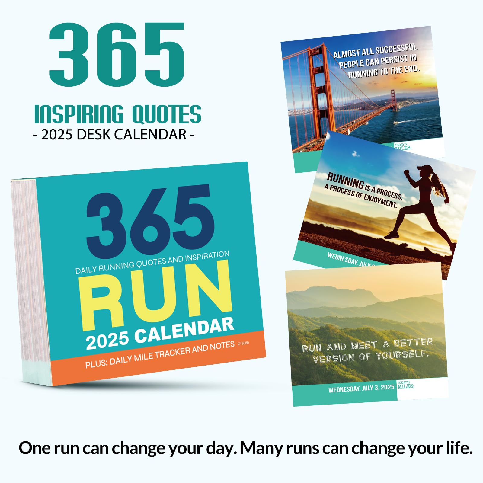 Snapklik.com : 2025 Desk Calendar - Motivational Calendar, 56, Running ...