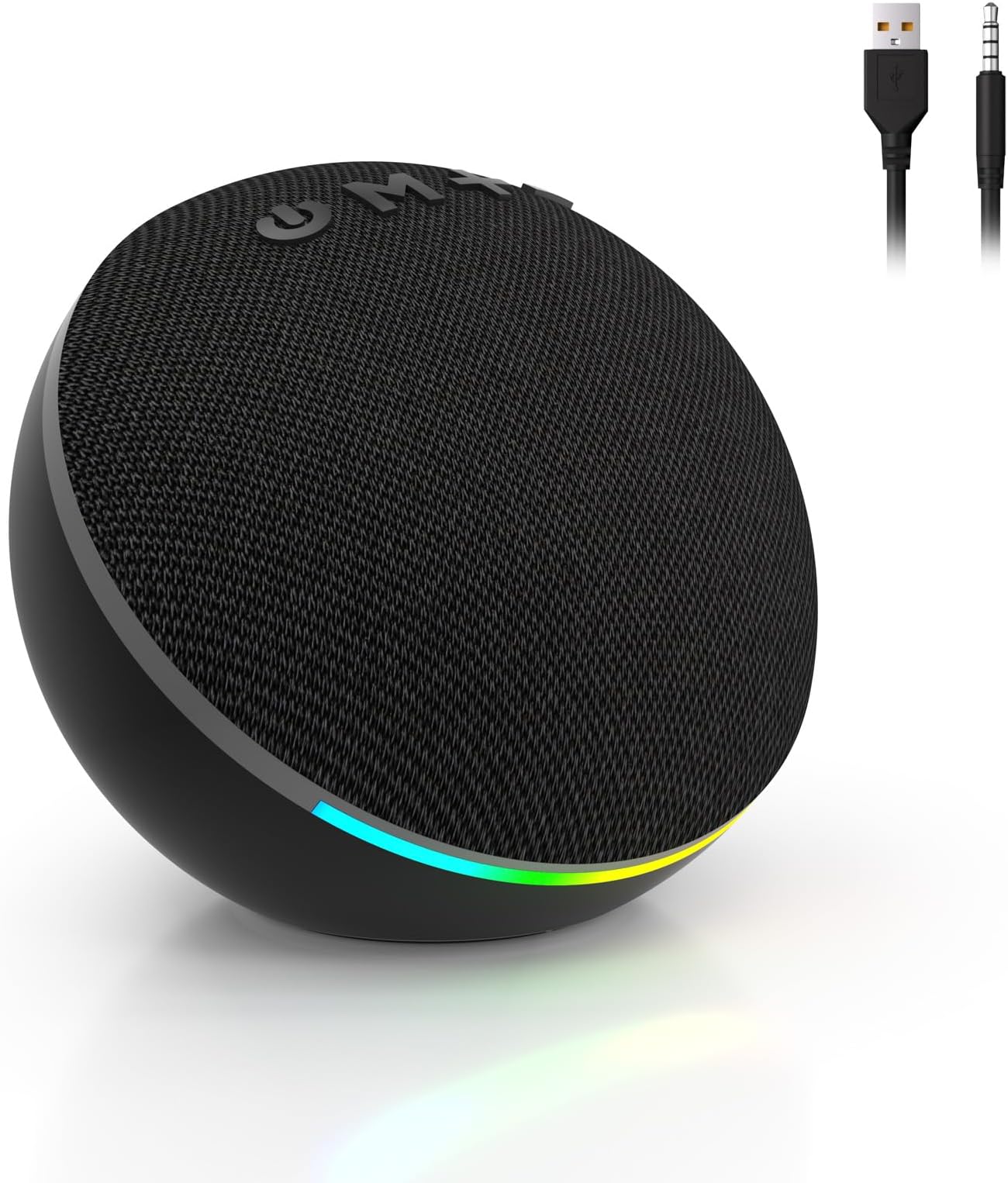 Jeecoo A10 PC Speaker, USB-Powered Computer Speakers with 3.5mm AUX ...