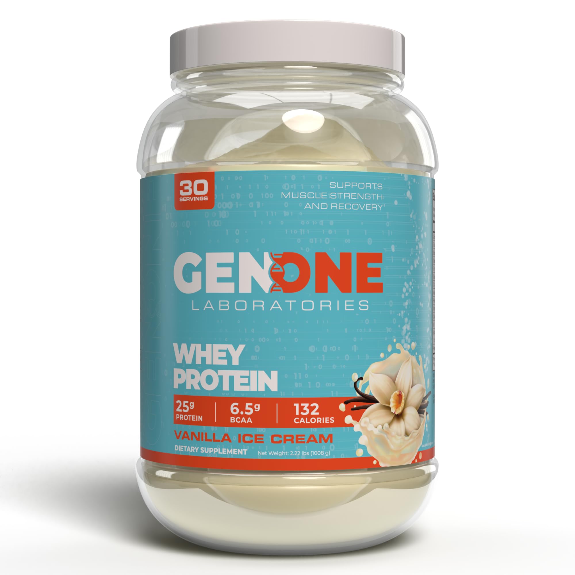 Snapklik.com : GenOne Whey Protein Powder Isolate, 25g Protein And 6.5g ...