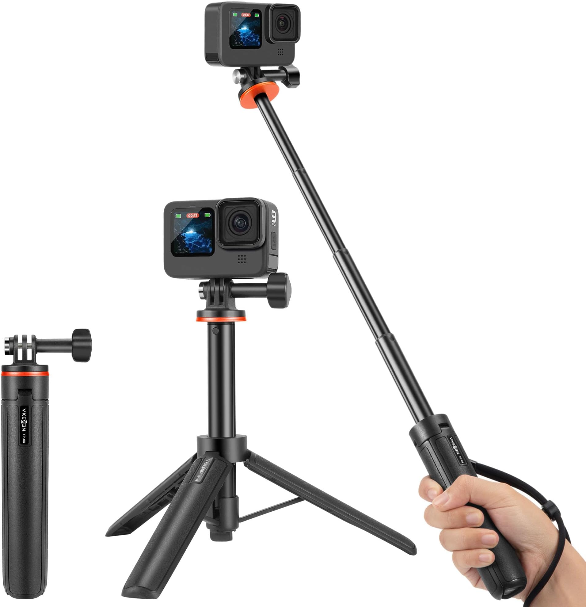 GoPro Shorty Mini Extension Pole with Tripod - Black (Official ...