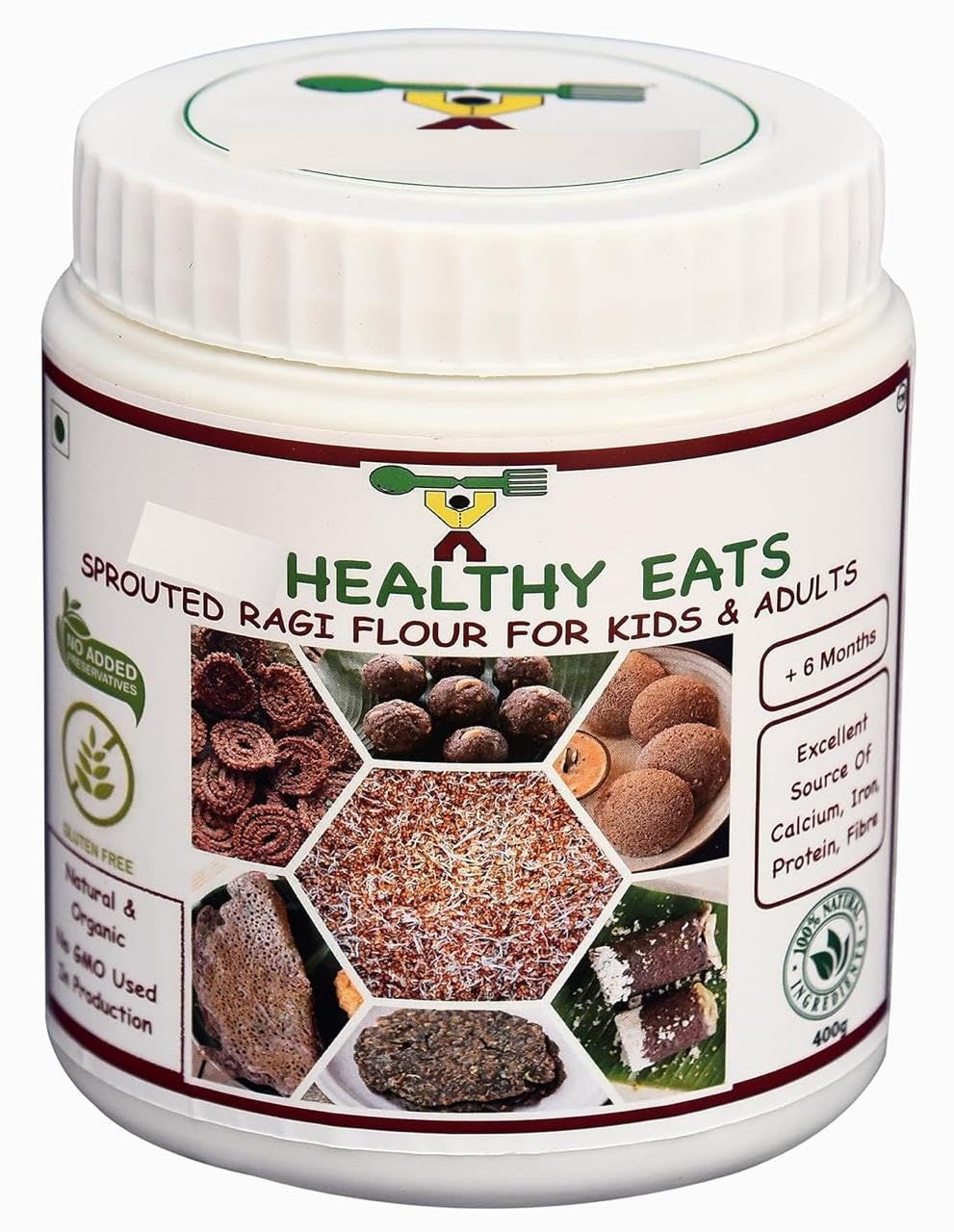 Organic Sprouted Ragi Flour for Kids & Adults In Philippines | Ubuy