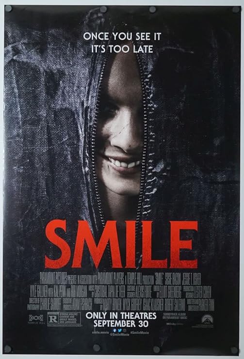 Amazon.com: SMILE MOVIE POSTER 2 Sided ORIGINAL 27x40 Horror: Posters ...