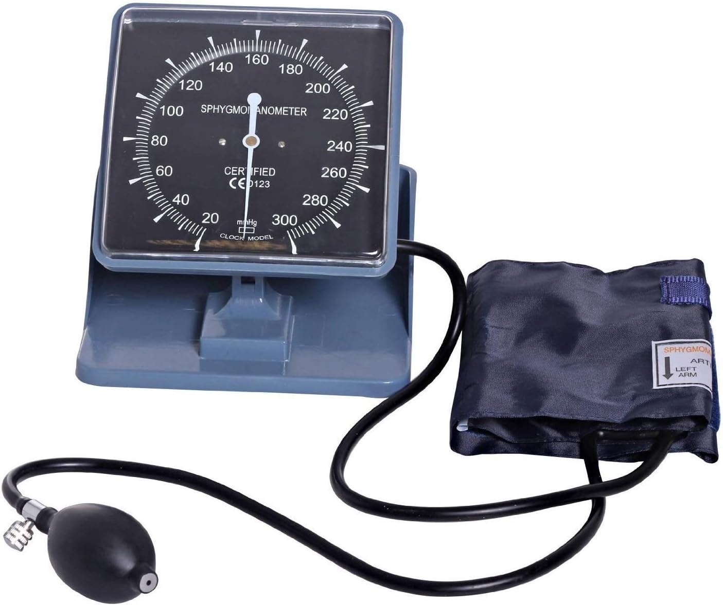 Dr. Care Desktop Blood Pressure Monitor Clock: Manual Sphygmomanometer ...
