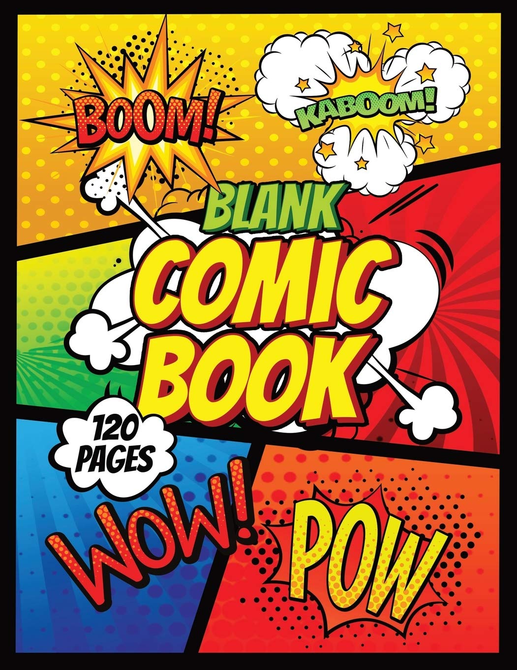 Amazon.com: Blank Comics Book Draw Your Own Comics: 120 Pages Variety ...