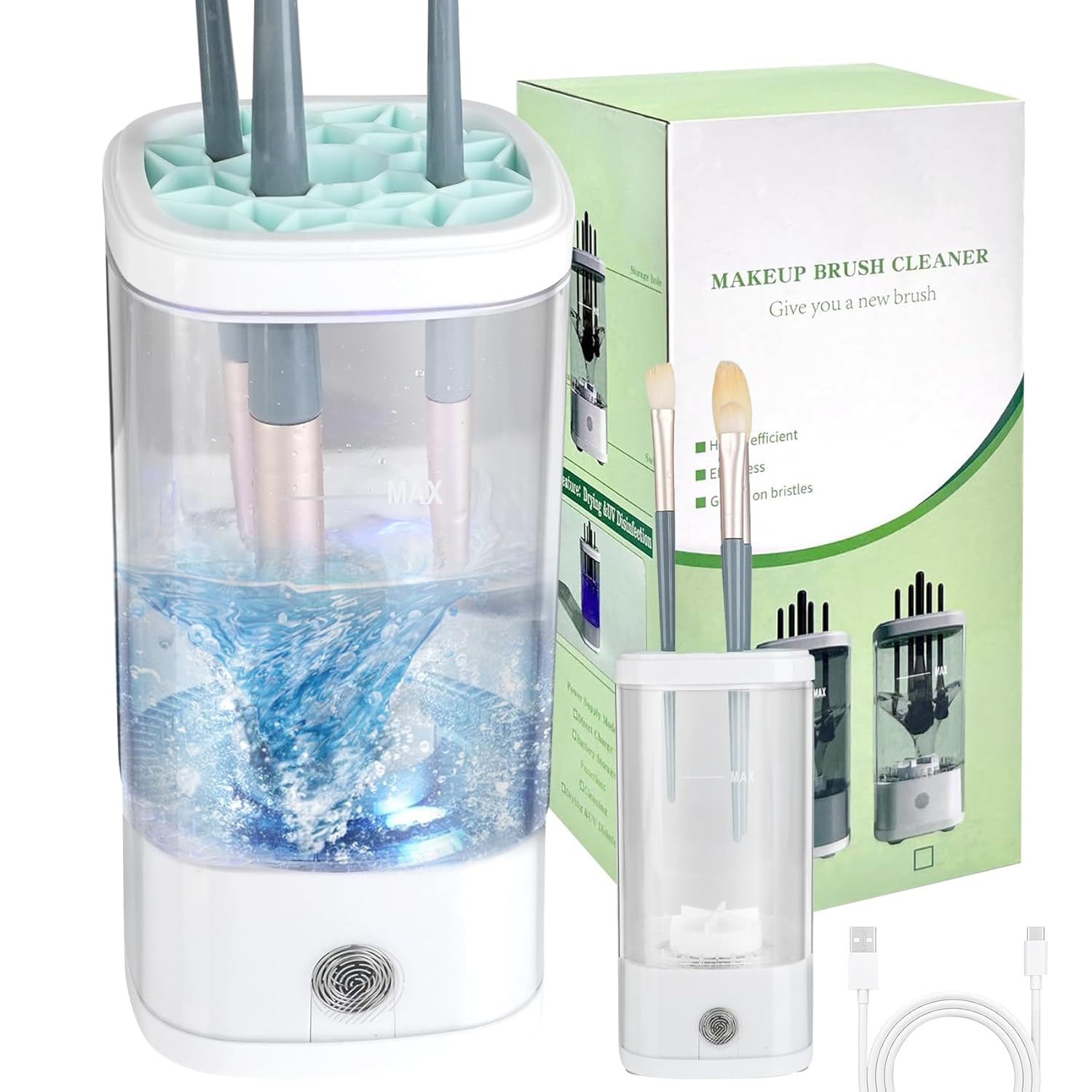 Amazon.com: Makeup Brush Cleaner, Electric Makeup Brush Cleaner for ...
