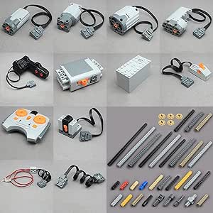 48Pcs Power Function Kit Set Motor Building Block Programming Education ...