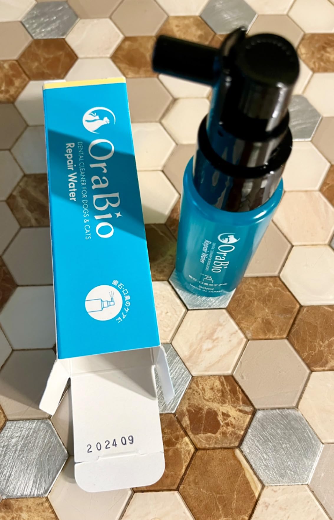 Amazon.co.jp: OraBio リペアウォーター50ml（マウススプレー）犬猫用 歯石対策 : ペット用品